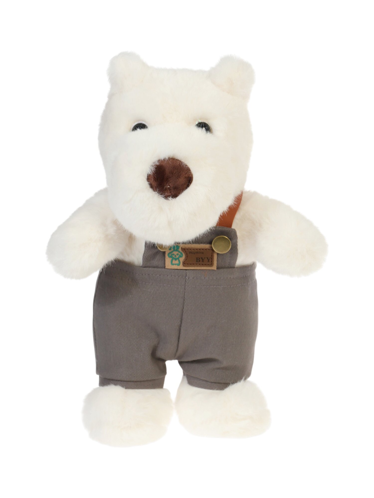 Мягкая игрушка «Пёсик в комбинезоне», 30 см, полиэстер, синтепон