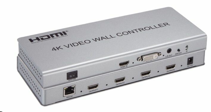 HDMI Контроллер видеостен 2х2, 1х2, 1х4