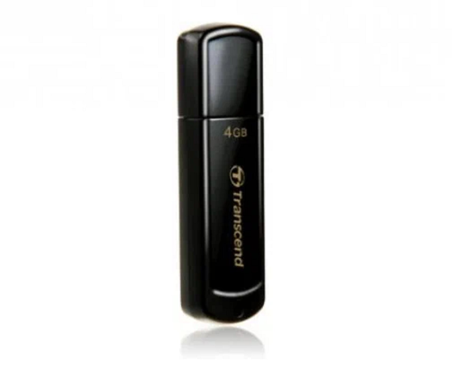 Флэш-накопитель USB 2.0 4GB Transcend JetFlash 350 черный пластик