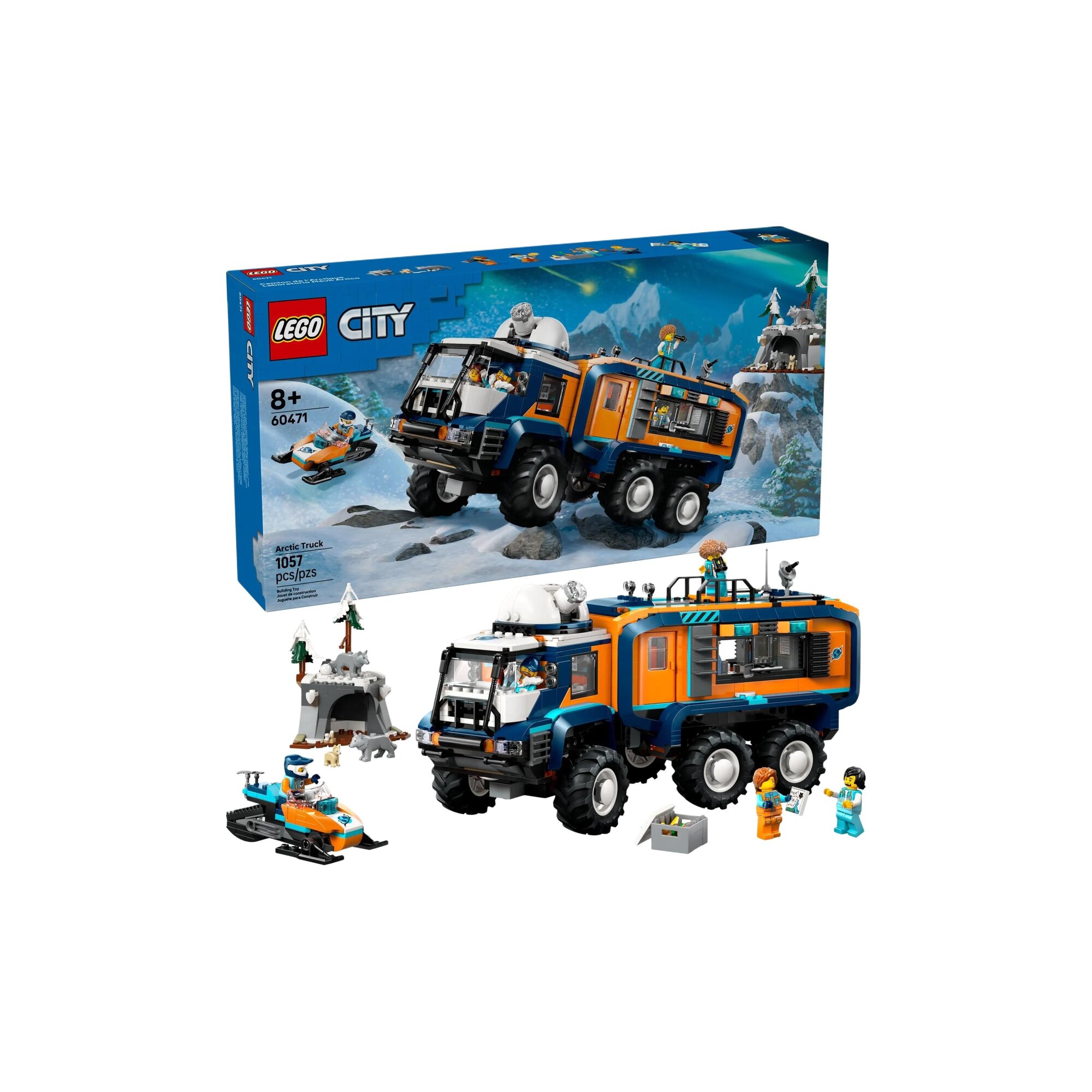 LEGO City Arctic Explorer Science Truck, Educational Building Blocks Building Blocks 1057pcs 5 60471 null