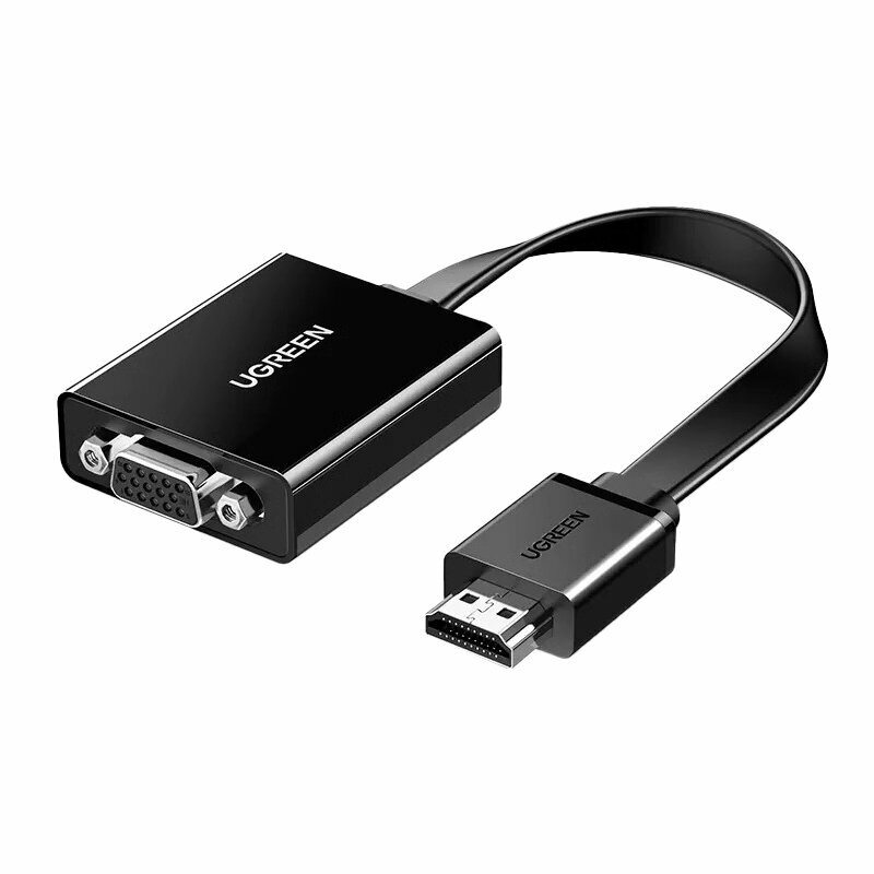 RF-модуляторы UGREEN с питанием и аудио, черные, 25 см