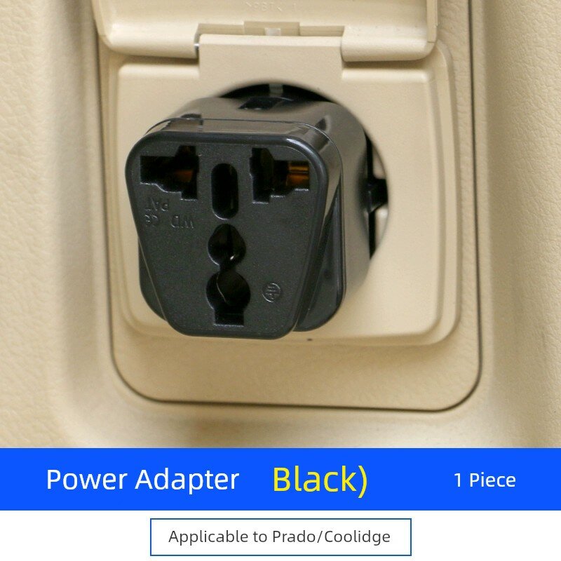 Переходник питания 12В на 220В для багажника Toyota Prado, для использования в автомобиле Land Cruiser черный