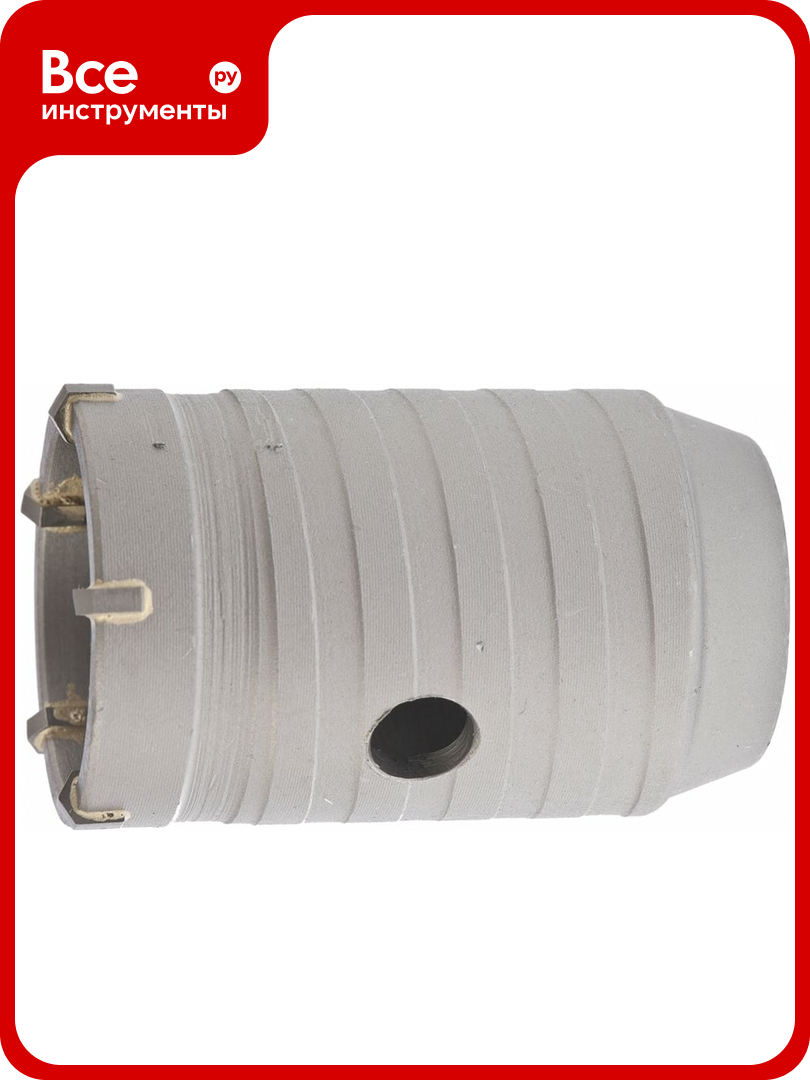 Коронка буровая MATRIX 70367 45×70 мм M22 для перфоратора, твердосплавные напайки, сухой рез без СОЖ