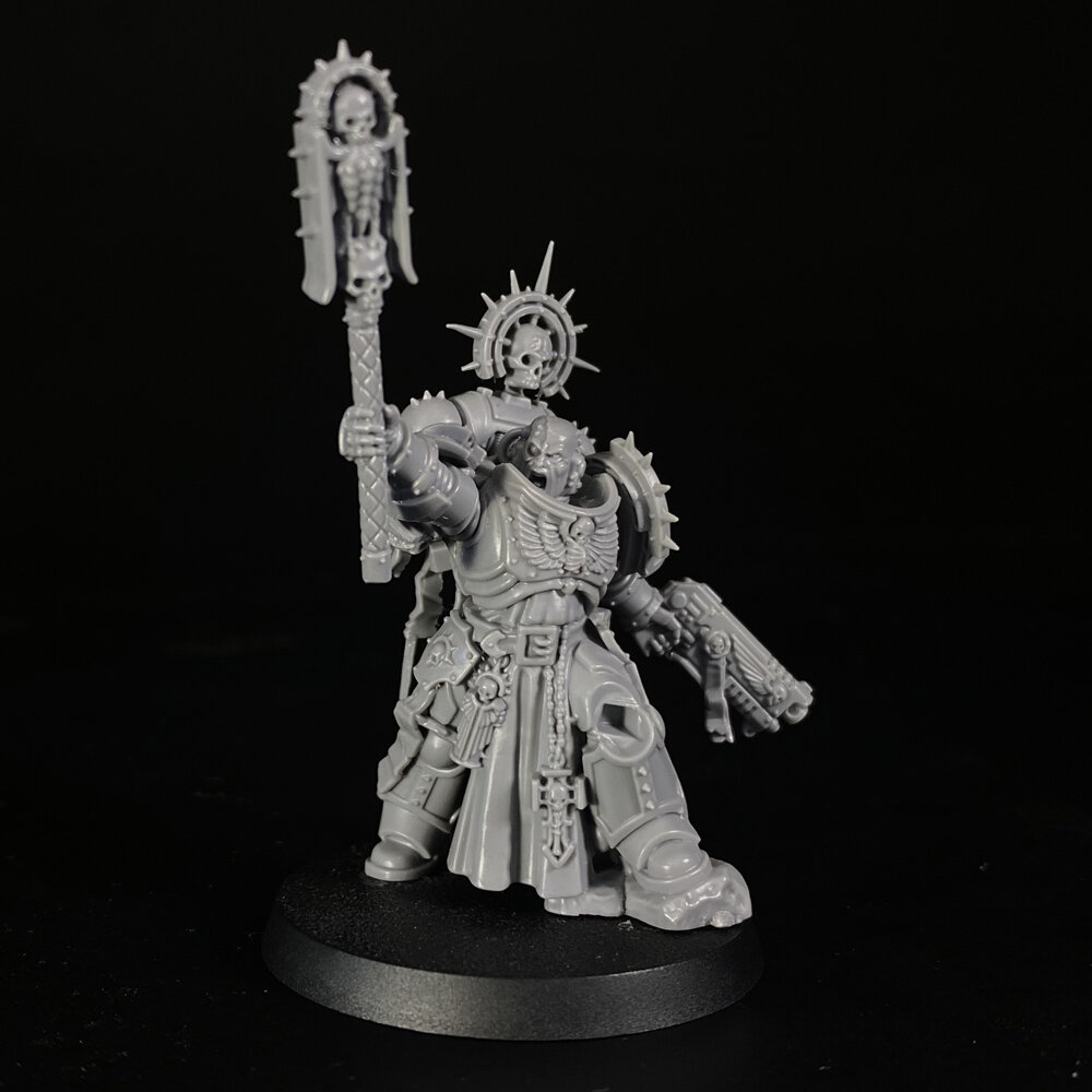 Primaris chaplain indomitus миниатюра по вселенной warhammer 40000