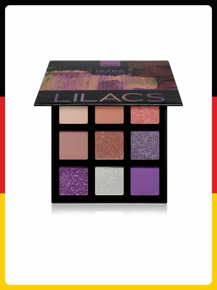 Тени для век AVON Ultra Colour Eyeshadow Palette Lilacs, 6,3 г