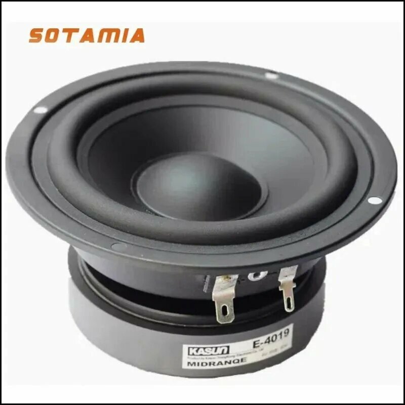 1Pcs 4-дюймовый среднечастотный мощный динамик мощностью 8 Ом 80 Вт, DIY Bluetooth Динамик Smart Audio HiFi Музыкальный домашний кинотеатр