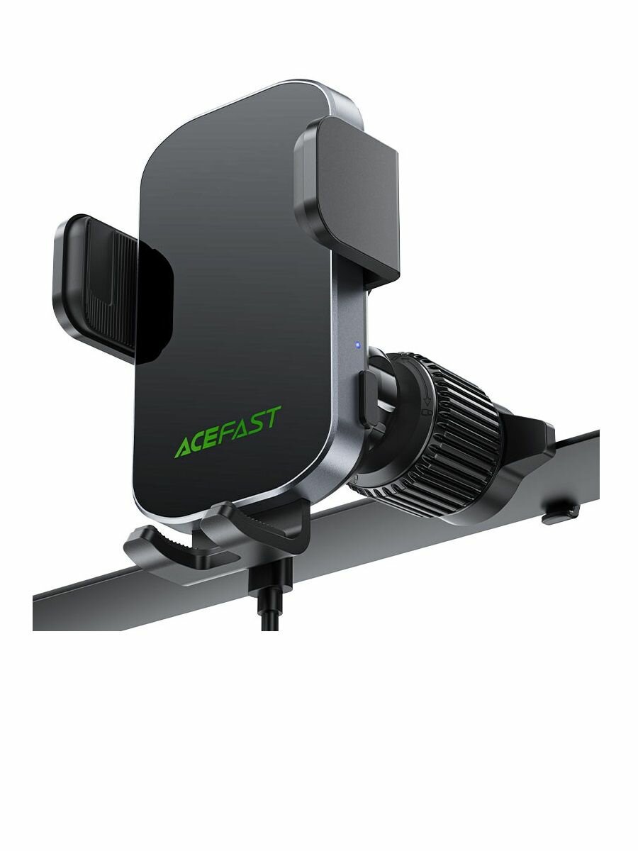 Автомобильный держатель с беспроводной зарядкой с электрическим зажимом на вентиляционную решетку ACEFAST D52