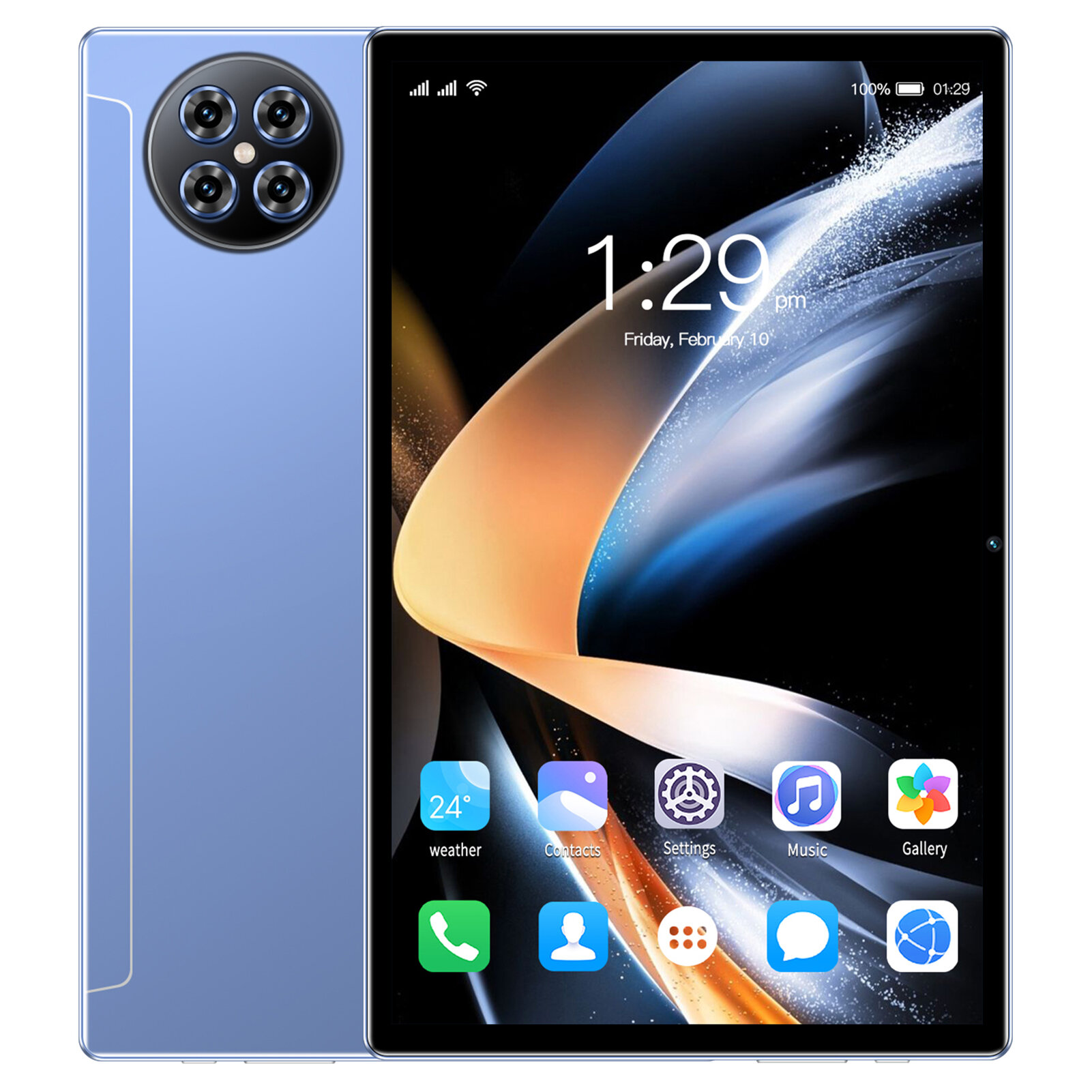 Планшет 8GB+256GB 10.1 дюйм черный зеленый синий экран 5G звонки 10-ядерный процессор MTK6797 память expandable 128GB BT5.0 батарея 7000mAh EU US UK AU стандартный разъем