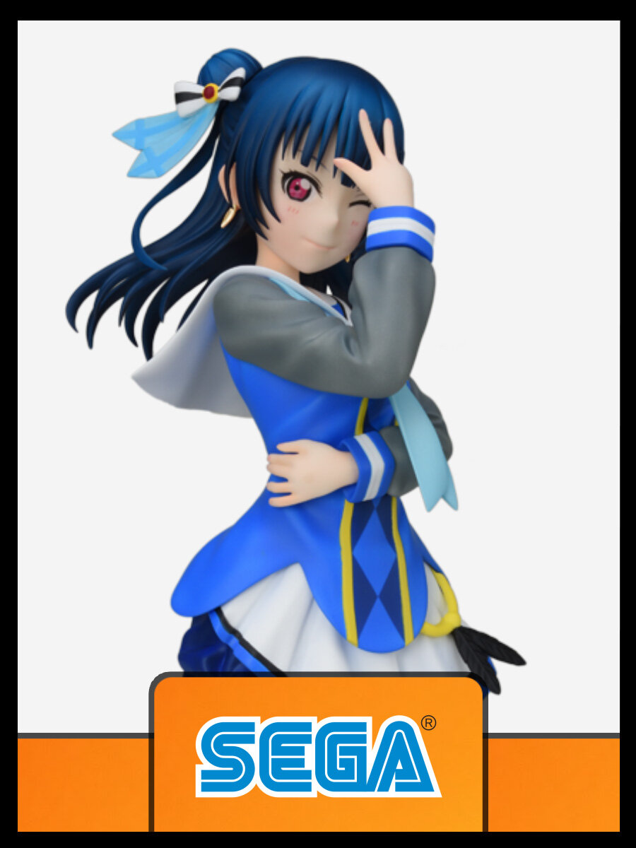 Оригинальная фигурка Yoshiko Tsushima от Sega из аниме Love Live! / Йошико Цушима «Живая любовь! Солнечный свет!» 22 см