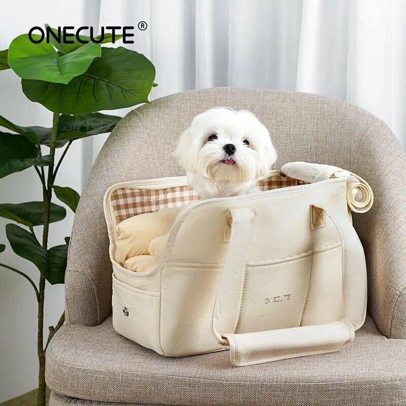 ONECUTE Маленькая собачья сумка с карманом, мягкий складной мешок для собак AA