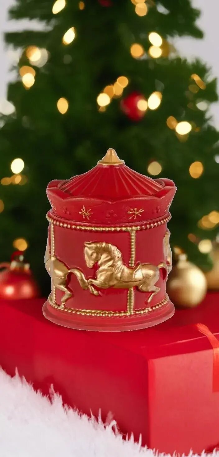 Шкатулка карусель лошадка символ 2026 года