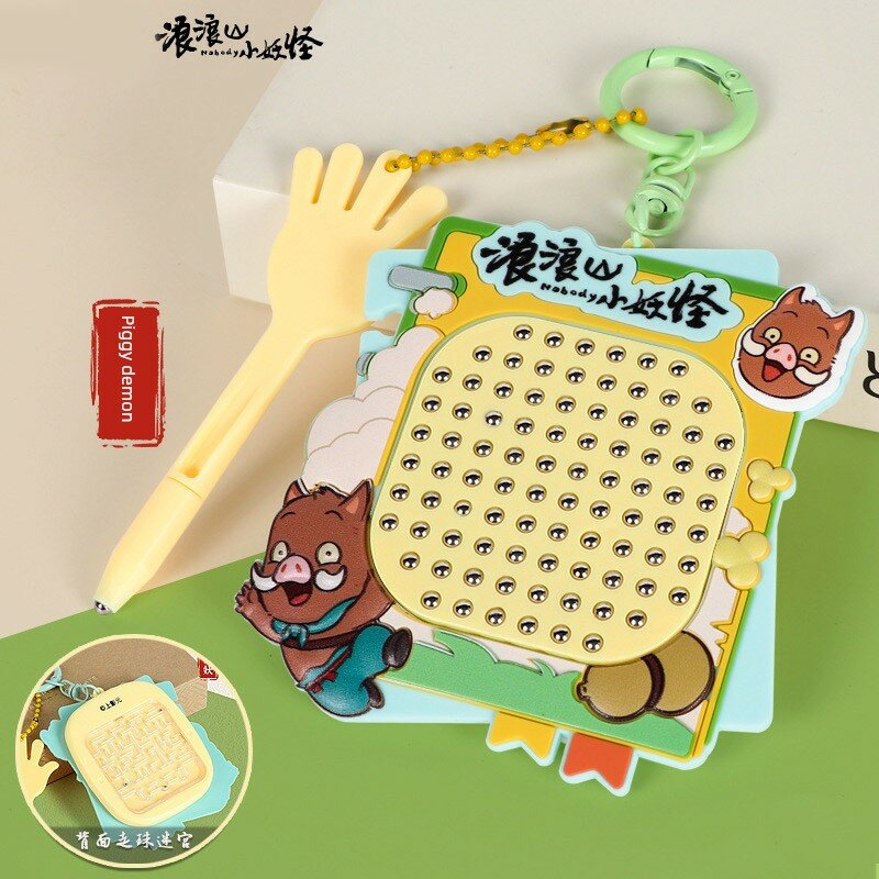 Оригинальный плюшевый брелок-монстрик Лангланг Монстрчик-Поросенок, новая кукла, подвеска для рюкзака, подарок