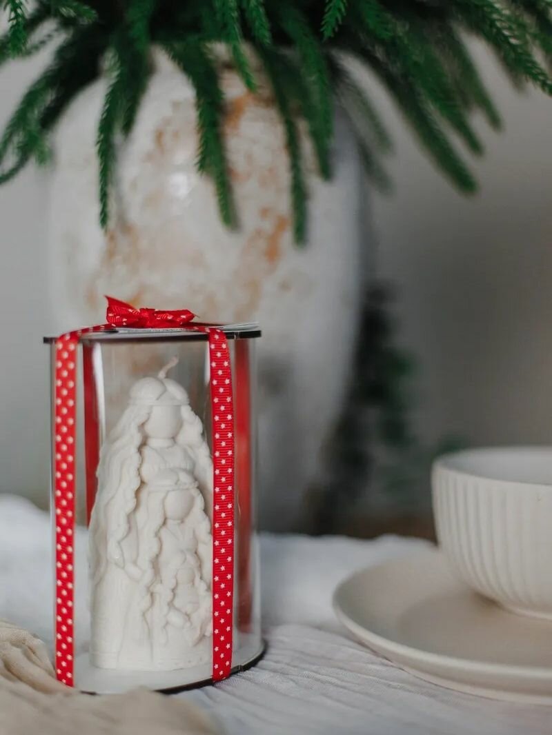 Свеча Берегиня родовница, защита семьи, оберег подарок, из пчелиного воска ароматическая