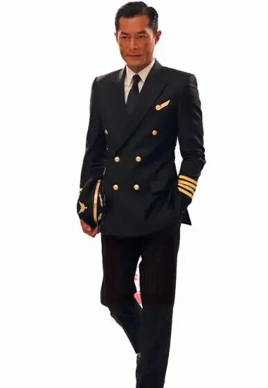 Мужская униформа капитана Модал XL, черный