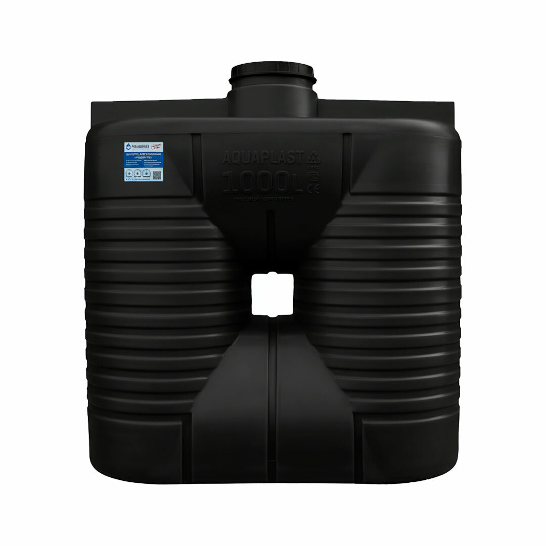Емкость для воды АкваПласт ПВ 1000 (черная)