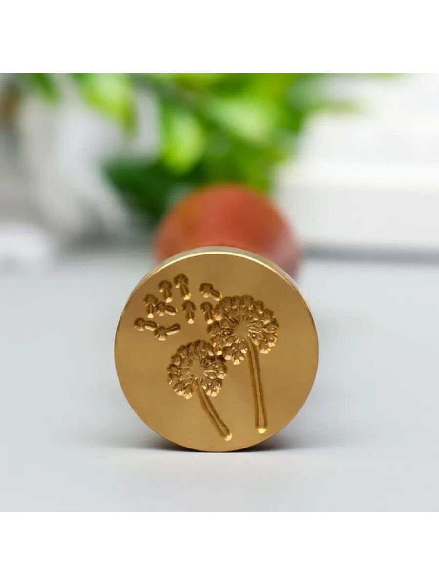 Печать для сургуча с цветочным дизайном