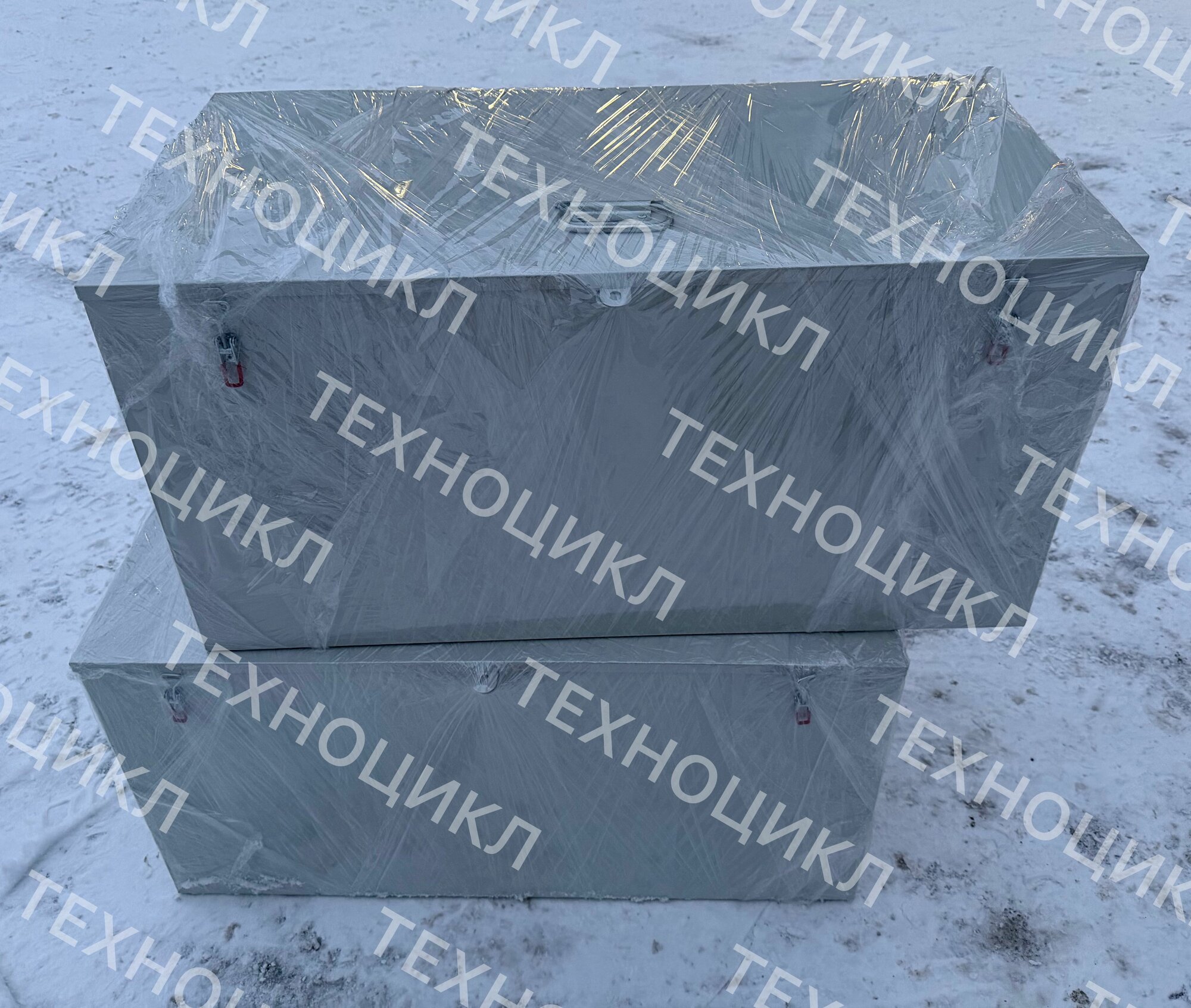 Контейнер для сбора 500х1000х500мм металлический и накопления отходов ветоши экологическая тара