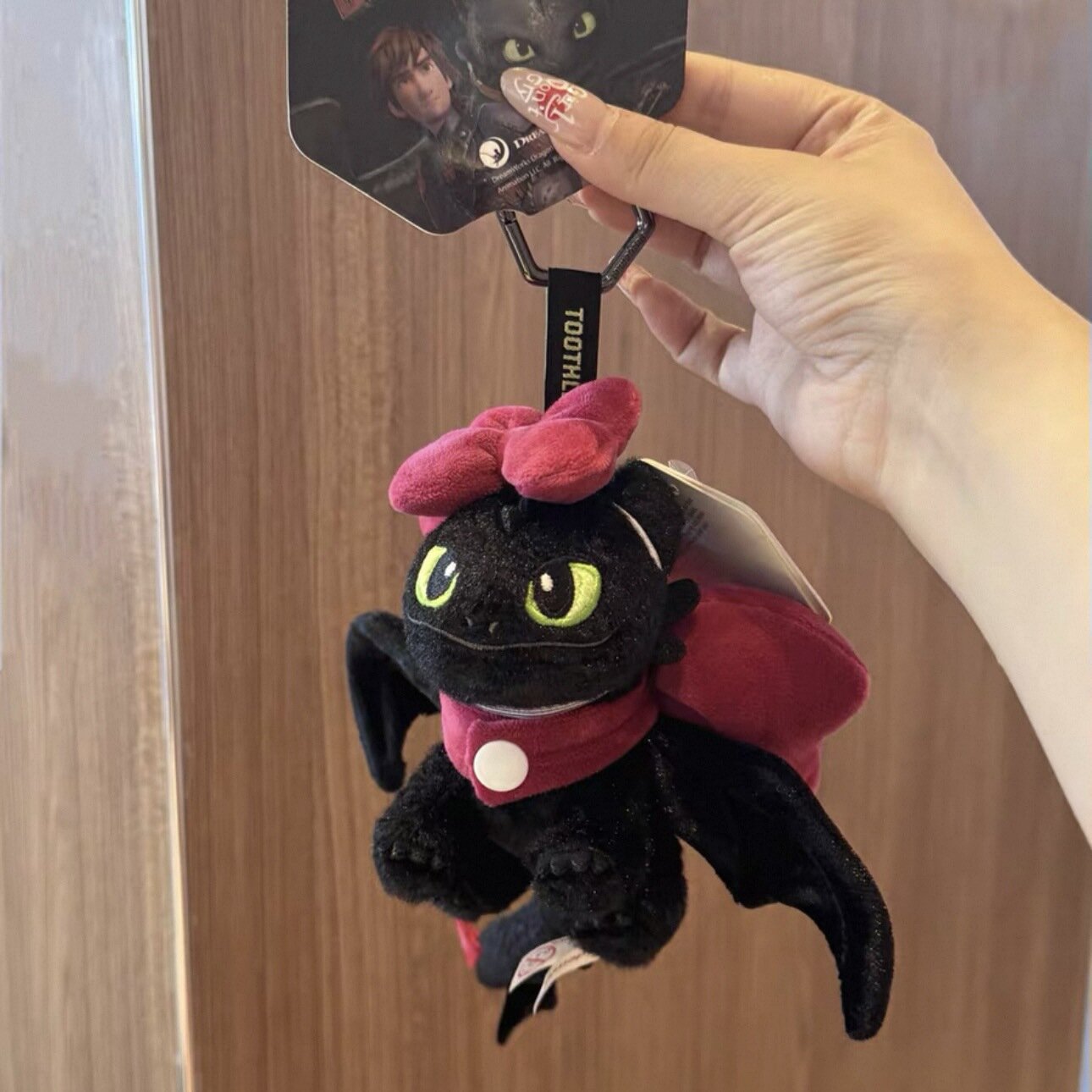 Настоящая игрушка-брелок "Как приручить дракона" милый питомец Беззубик, подвеска для сумки, подарок для девочек