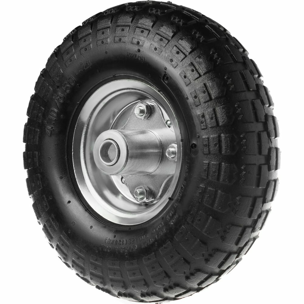 Пневматическое колесо для тачки / тележки (3.50-4, диаметр 250 мм, ось 16 мм, подшипник) А5 PR 1800-16n 1000413