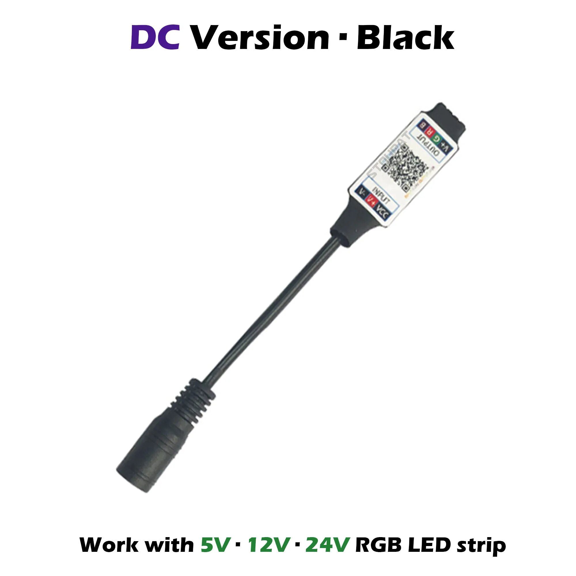 RGB Bluetooth-контроллер для светодиодной ленты Black DC5-24V