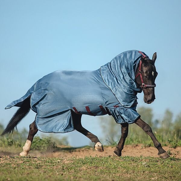 Попона для лошади антимоскитная со съёмным капором ARMOR 135