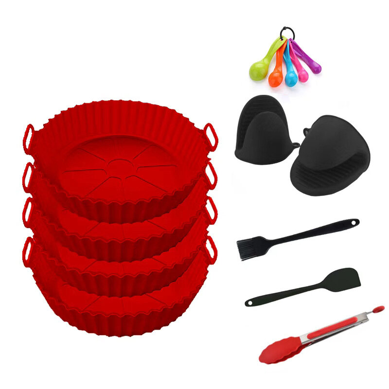 Силиконовый коврик для выпечки в аэрогриле, популярный на международном рынке, коврик для выпечки в домашней печи, силиконовый коврик для аэрогриля