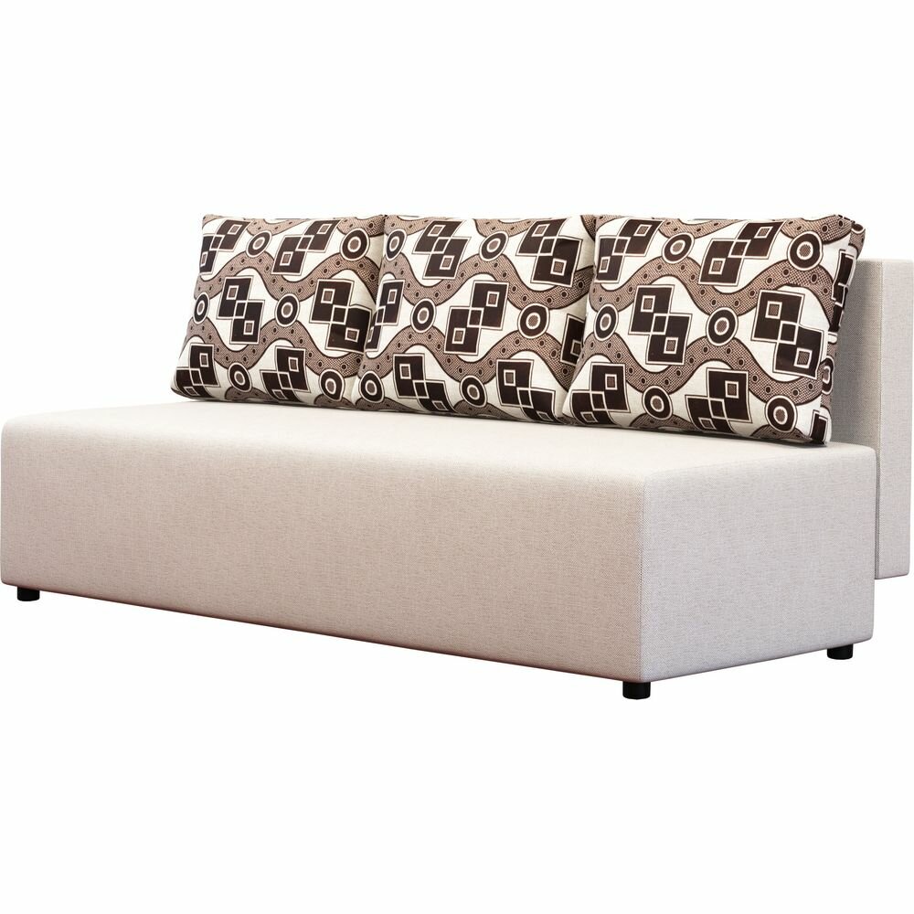 Диван еврокнижка Наш Диван Нексус А5 рогожка светлая