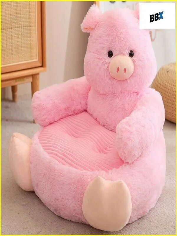 Прямой диван 50х50х45 см, розовый, белый