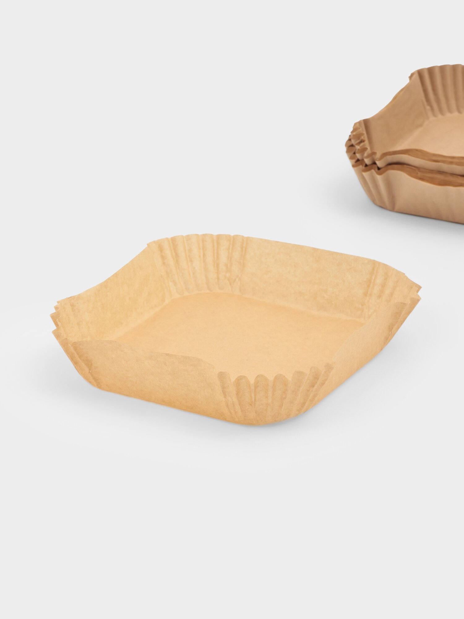 Форма для запекания и аэрогриля Доляна, набор 100 шт, пергамент, 16×4.5 см, бежевая