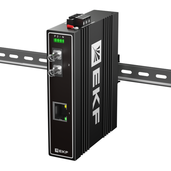 Медиаконвертер 10/100/1000Base-TX в 1000Base-X разъем ST двойн. одномодовое оптоволокно 1550нм TSX, EKF TSX-MC1-1GX1GT-ST (1 шт.)