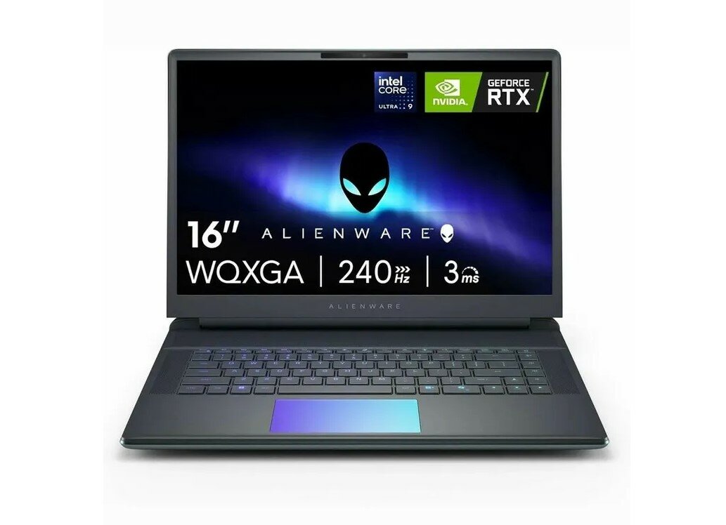 Ноутбук 16" Dell Alienware 16 Area-51, Intel Core Ultra 9-275HX/32GB/SSD 1TB/RTX 5070 Ti 12GB/Win11
