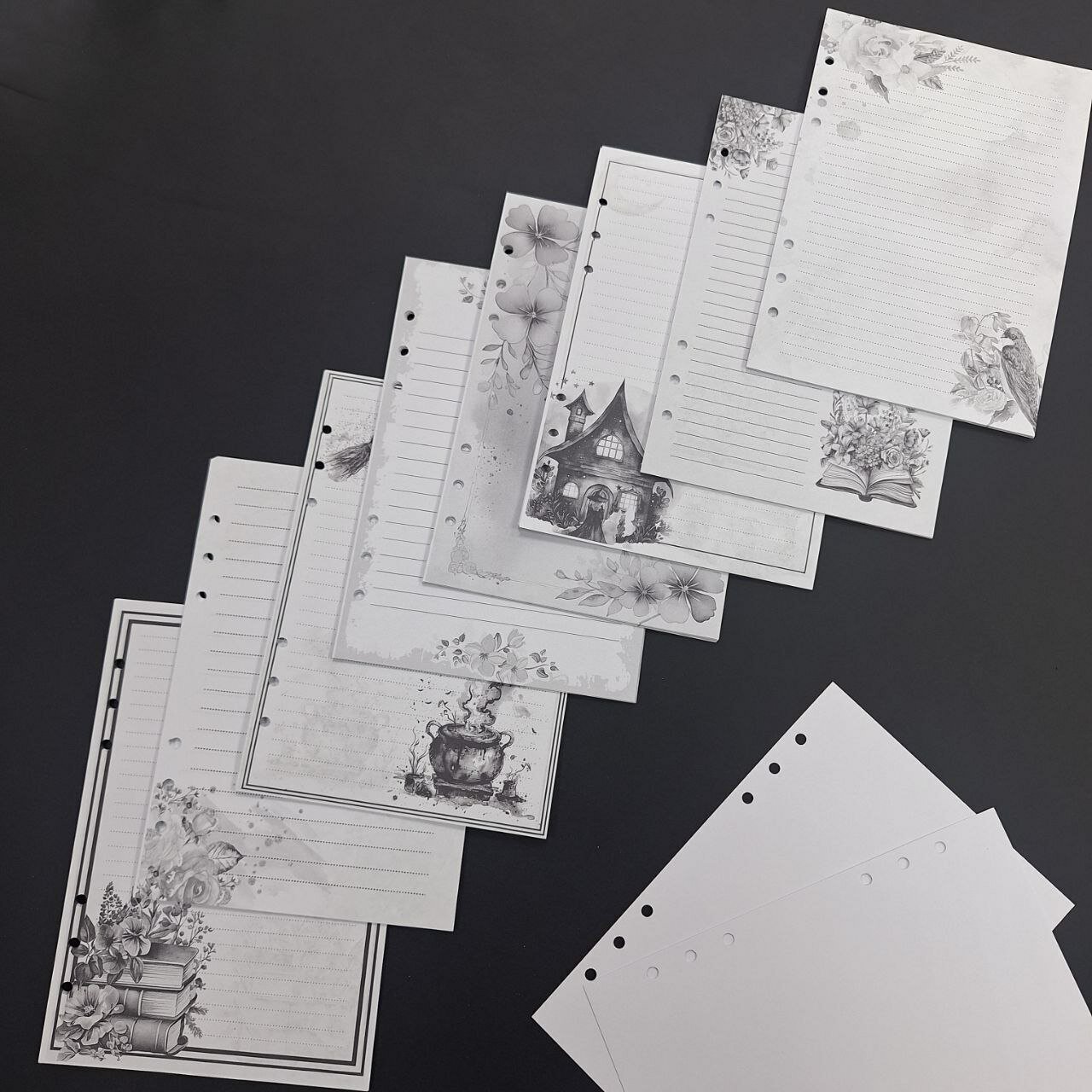 Блок сменный, бумага для ежедневника, блокнота, тематический. А5, 100 листов.