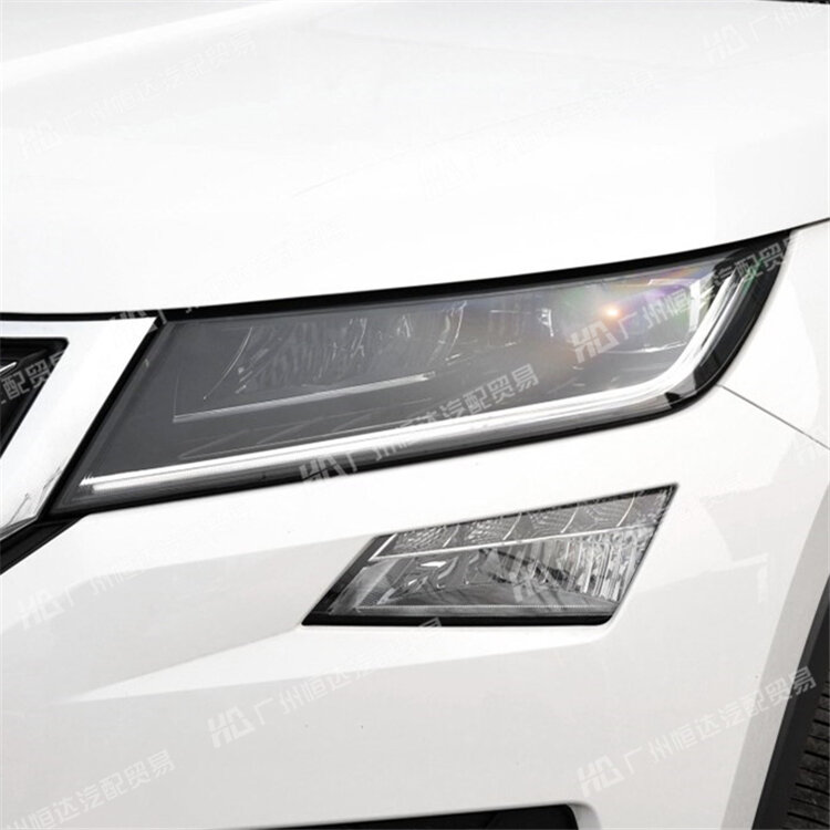 Светодиодная передняя фара для Skoda Kodiaq 2017-2020 модельного ряда, улучшение от низкой к высокой комплектации, одна