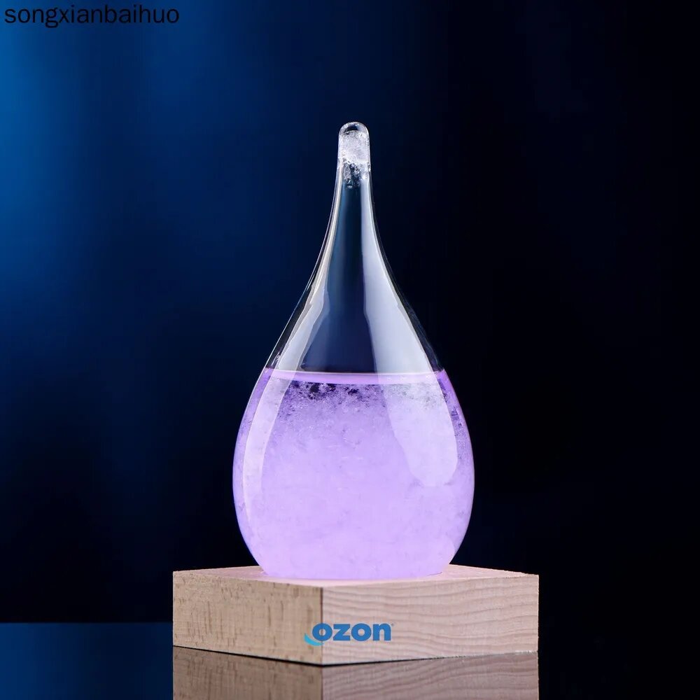 Барометр - штормгласс "Капля" 12х6см