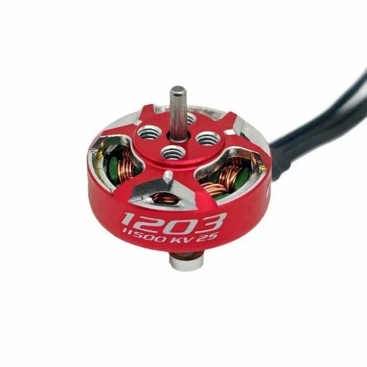 Аксессуары для игрушек с бесщеточным двигателем Zhiying Power RCinpower V3 1203, 4 предмета, серебристо-красный (11500 кВ)