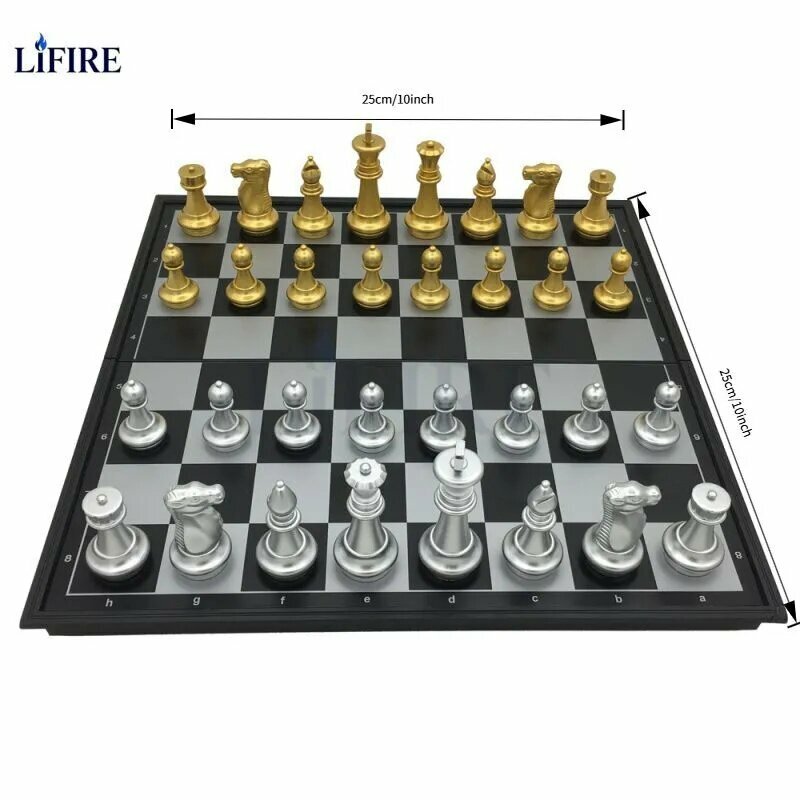 Магнитные шахматы 25 25 см