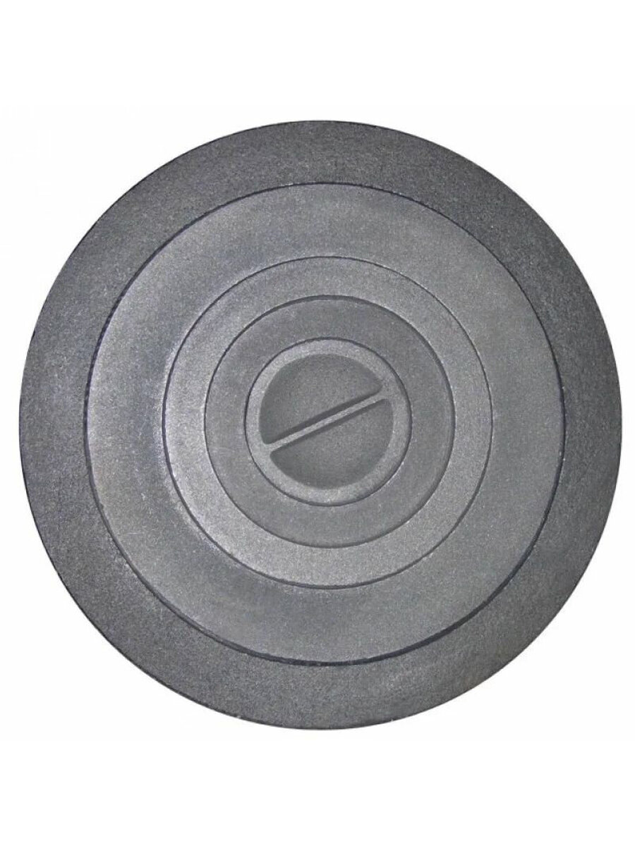 Плита для печи чугунная печная Рубцовск ПК-1 круглая, d450х15