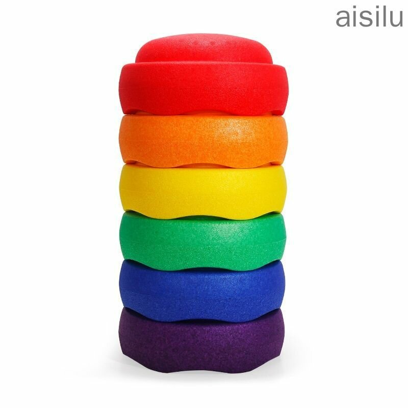 Балансир для детей/Балансировочные полусферы детские для свободной игры 6шт. круговой