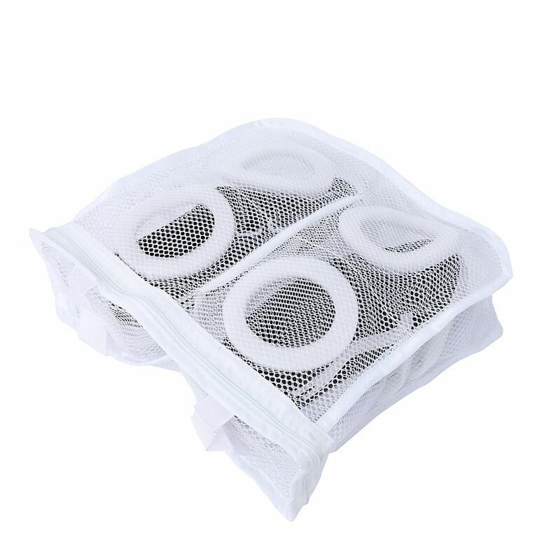 Утолщённый сетчатый мешок для стирки обуви, специально разработанный для стиральных машин, предотвращающий деформацию обуви, подвесной сетчатый мешок для сушки, защитный мешок для стирки в путешествиях.