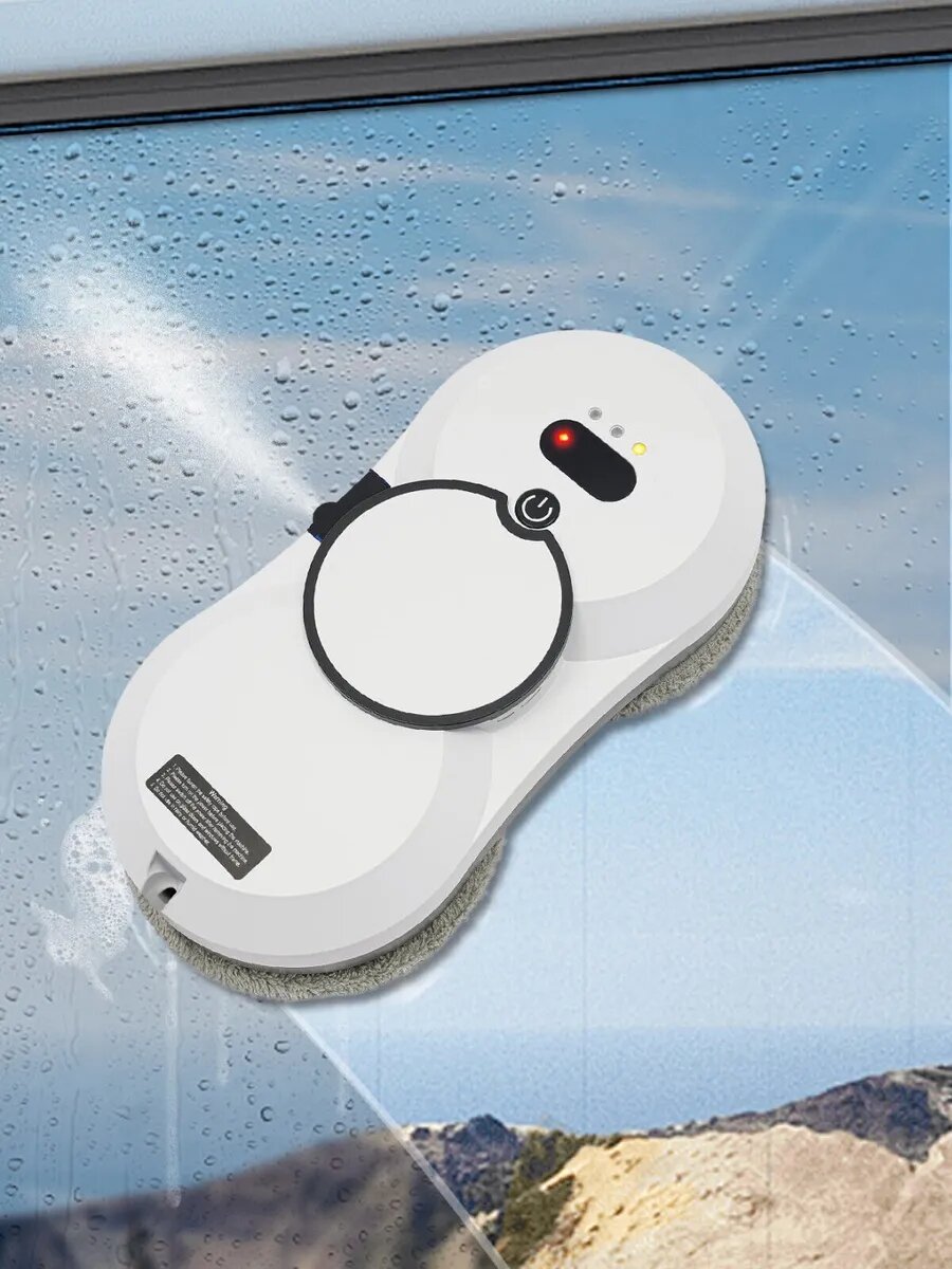 Робот мойщик для окон с распылением