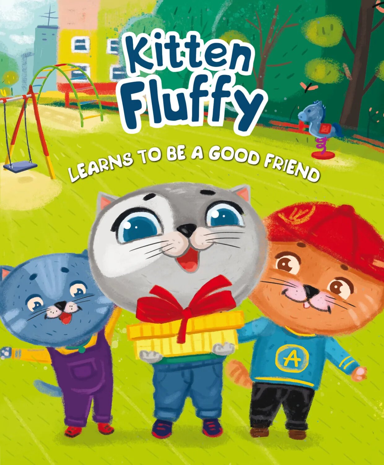 Kitten Fluffy learns to be a good friend [Цифровая книга]