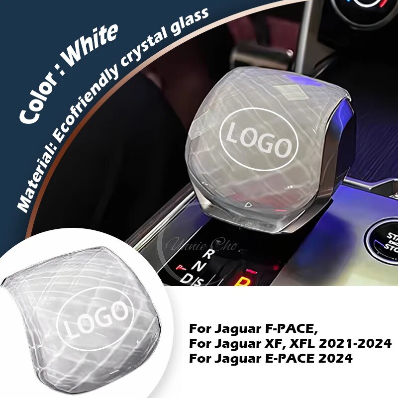 Хрустальная ручка переключения передач для Land Rover Range Rover Sport SVR Velar White for Jaguar