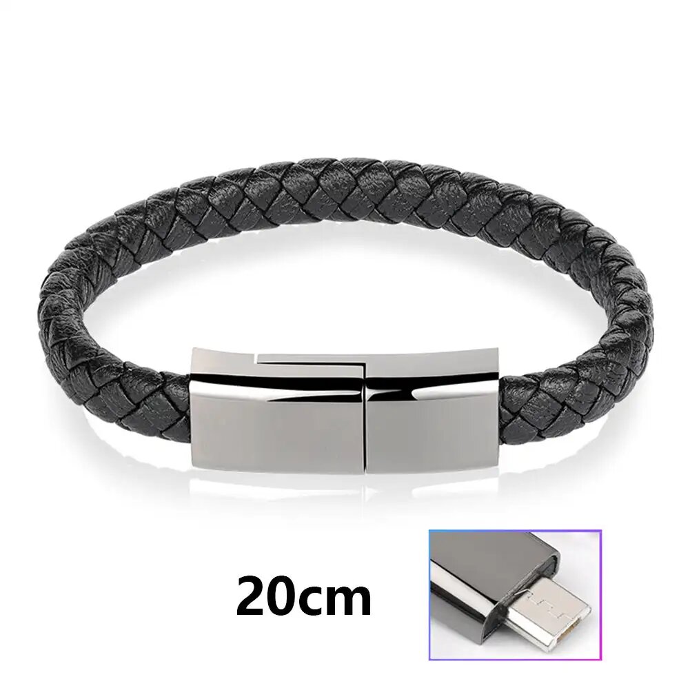 Кабель USB C-USB C для браслета, портативный шнур для быстрой зарядки, для Samsung, Huawei, Xiaomi, Короткие телефонные кабели