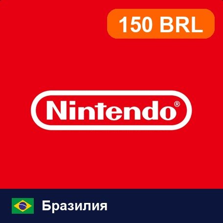 Nintendo eShop Бразилия 150 BRL — карта оплаты, цифровой код пополнения счёта, моментальная доставка