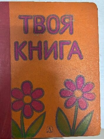 Твоя книга.