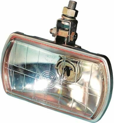 Фара-прожектор универсальная прямоугольная 12V с кронштейном