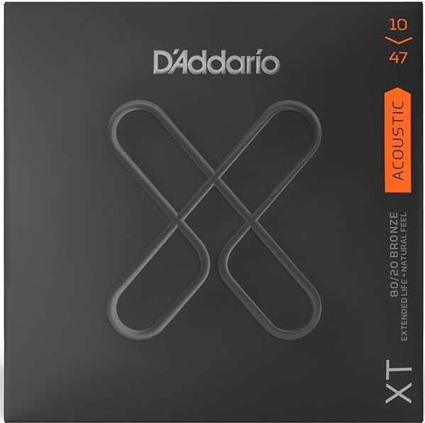 Струны для акустических гитар 10-47 D'addario XTABR1047
