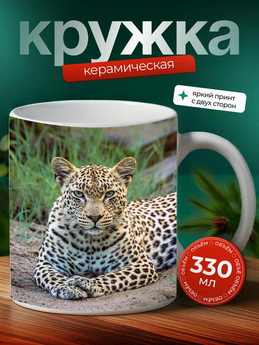 Кружка Африканский леопардовый кот 51,