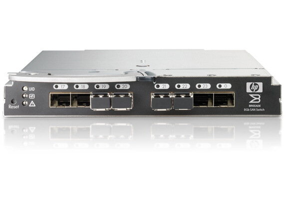 Коммутатор HP AJ820B BladeSystem Brocade 8/12c SAN Switch (8+16 ports) (8 external SFP slots incl 2x8Gb LC SW SFP 12 ports enabled for any combination