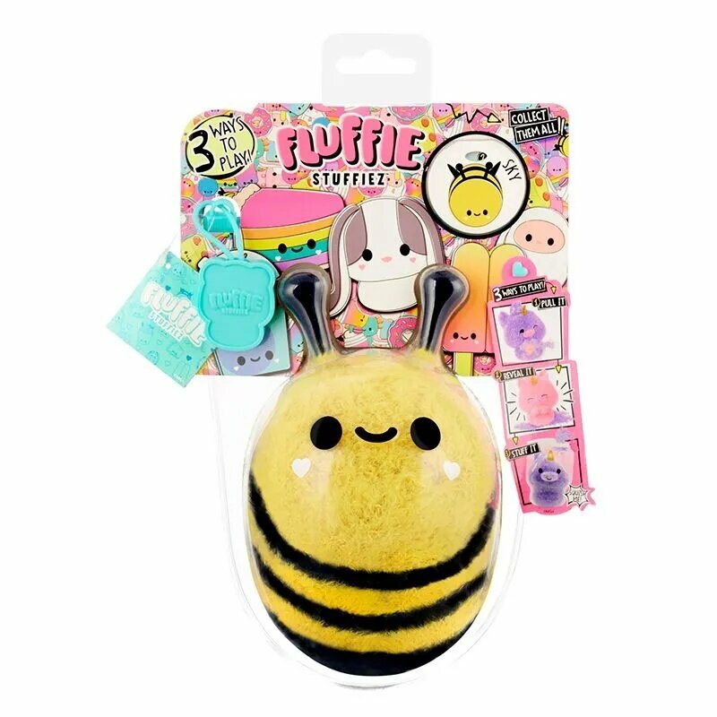 Small Collectible Plush / Пушистая и мягкая декомпрессионная плюшевая игрушка для выщипывания волос, подходящая для детей старше 4 лет.